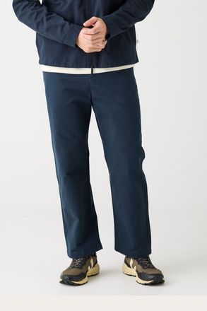 Knowledge Cotton Apparel Herren vegan Chinohose Flint Wide Total Eclipse Navy