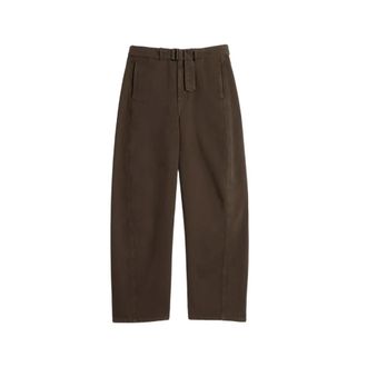 Christophe Lemaire Homme, Pantalons, Brun, Taille: S Pantalon Ceintur&eacute; Torsad&eacute; Cacao