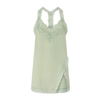 Pinko Pinko, Femme, Tops, Vert, Taille: 38 FR Lace Top
