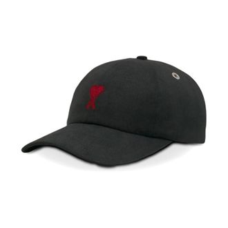 Ami Homme, Accessoires, Noir, Taille: ONE Size Ami de Coeur Cap