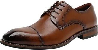 Generic Chaussures habill&eacute;es antid&eacute;rapantes for Hommes, en Cuir PU, &agrave; Lacets et Bout renforc&eacute;, id&eacute;ales for Le Travail, Le Bureau et la s&eacute;curit&eacute; en int&eacute;rieur.(