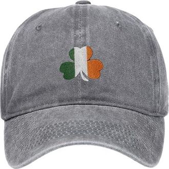 Generic Casquette de baseball en coton r&eacute;glable vieilli pour papa, casquette de baseball dartiste, gris, Taille unique