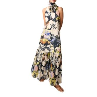 Alessia Santi Femme, Robes, Multicolore, Taille: 40 FR Robe Longuette