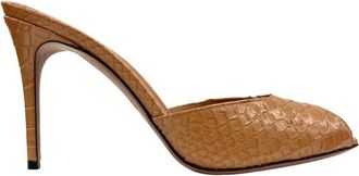 PARIS TEXAS Femme, Chaussures, Orange, Taille: 38 EU Vera Open TOE Mule 85