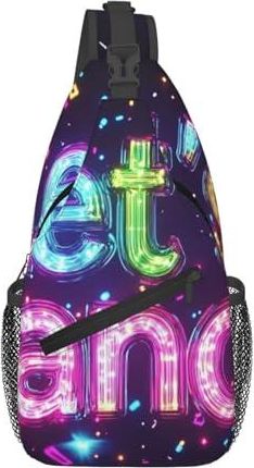 Generic Sac &agrave; bandouli&egrave;re sur le th&egrave;me de la danse pour homme, sac &agrave; dos de randonn&eacute;e pour homme