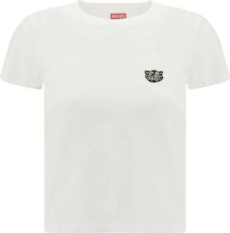 Kenzo Femme, Tops, Blanc, Taille: 40 FR Haut de sport en coton