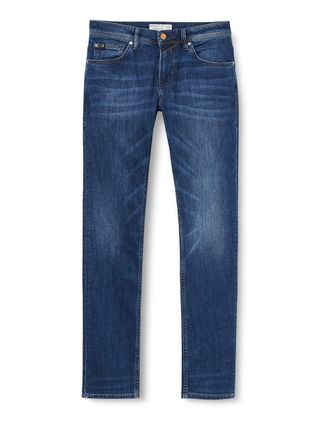 Tom Tailor Herren Jeans 10622022 Aedan Straight, 10281 - Mid Stone Wash Denim, 34W / 32L