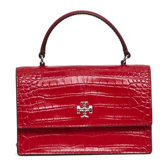 Tory Burch Femme, Sacs, Rouge, Taille: ONE Size Sac à Bandoulière Rouge avec Bandoulière Chaîne