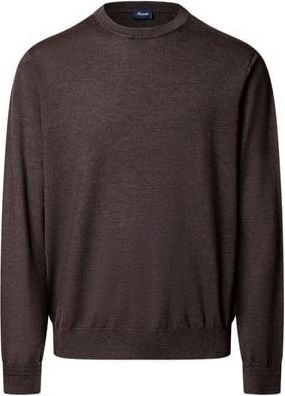 Fa&ccedil;onnable Pull droit col rond en laine