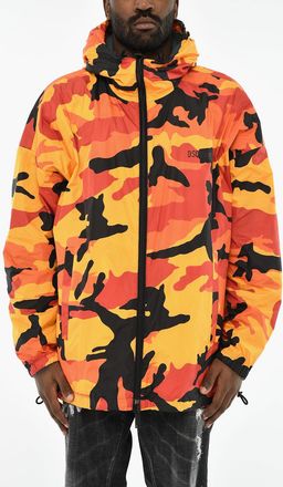 Dsquared2 Nylonjacke im Camouflage mit Kapuze Dsquared2