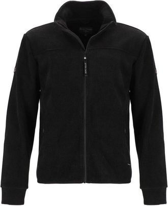 River Creek Strickjacke 62484 Herren Cord-Jacke mit Stehkragen und Rei&szlig;verschluss - Unifarbene Jacke