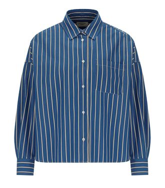 Weekend by Max Mara CHEMISE &Agrave; RAYURES ONORE BLANC BLEU MAX MARA WEEKEND
