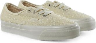 Vans Sequin-Embellished Canvas Sneakers - Beige