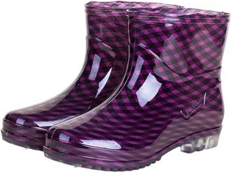 Generic Bottes de pluie pour femmes, coupe basse, semelle en caoutchouc, confortables, l&eacute;g&egrave;res, pour la cuisine, le travail, la marche en plein air, toutes le
