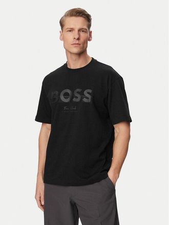 HUGO BOSS T-Shirt Ts Member Logo 50559854 Schwarz Relaxed Fit