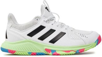 adidas Hallenschuhe Court Flight IE0840 Wei&szlig;