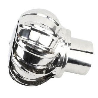 ZJchao Drehbarer Schornsteinaufsatz aus Edelstahl f&uuml;r D&auml;cher, Wetterfest, Staubabweisend, Tierabwehr mit Regenschutz, Passend f&uuml;r die Meisten Hausschornstein