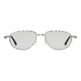 Kuboraum Runde Silberne Brille mit Grauer Linse - - Accessories - Damen - Grau - ONE SIZE