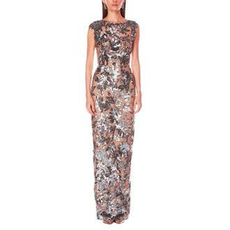 Bronx and Banco Dahlia Langes Kleid - - Dresses - Damen - Grau - M