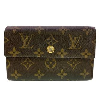 Louis Vuitton Portefeuille Tri-fold Pre-owned - Femme - Pre-owned - Brun - Taille: ONE Size