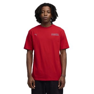 Puma Herren Scuderia Ferrari Lifestyle T-Shirt L, Rosso Corsa Red