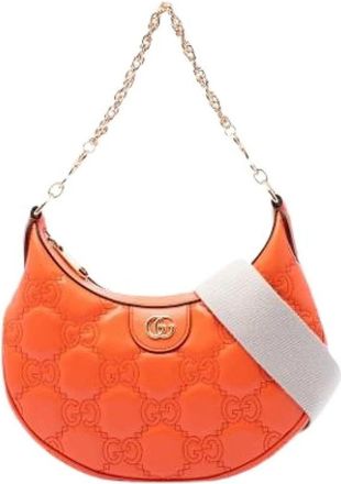 Gucci Sac bandouli&egrave;re Pre-owned - Femme - Pre-owned - Orange - Taille: ONE Size