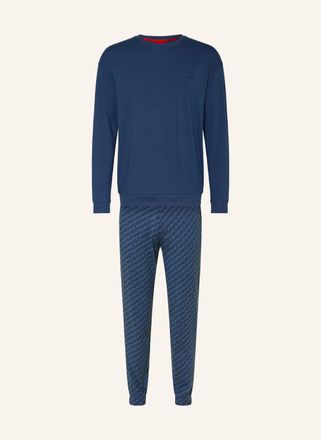 HUGO BOSS Hugo Schlafanzug Elion Aus Jersey blau