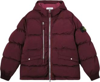 Stone Island Homme, Vestes, Rouge, Taille: XL Blouson
