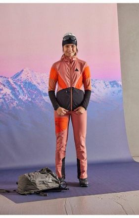 Maloja Winterjacke Skijacke FronebenM (windabweisend, wasserabweisend) rosa/bunt Damen