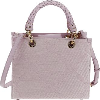 Elisabetta Franchi Femme, Sacs, Rose, Taille: ONE Size Sac &agrave; Main en Tissu avec Charms
