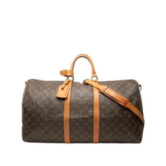 Louis Vuitton Pre-owned Keepall Bandouliere 55 - - Pre-owned - Damen - Braun - ONE SIZE