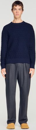Sandro Pull en maille &eacute;ponge