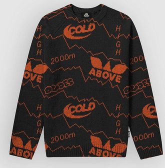 THE DUDES Christmas Sports Black Sweater multicolor