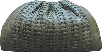 Sista Paris Femme, Sacs, Vert, Taille: ONE Size Big Braided Clutch