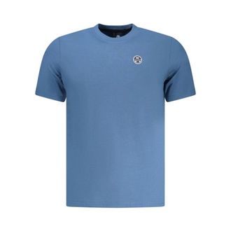 North Sails Baumwoll-Sportswear-T-Shirt - - Tops - Herren - Blau - M
