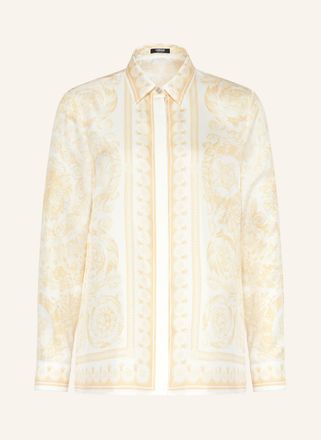 Versace Hemdbluse Barocco Aus Seide gold