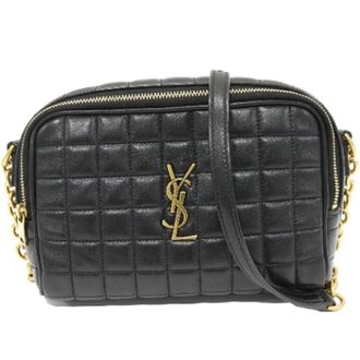Saint Laurent Pre-owned Cuir sacs-ports-paule - Femme - Pre-owned - Noir - Taille: ONE Size