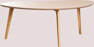 Sklum Couchtisch aus Holz Yavik Braun Natur