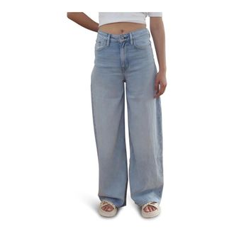 Polo Ralph Lauren Femme, Jeans, Bleu, Taille: 40 FR Jean Coupe Large