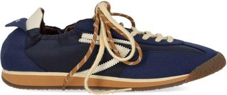 Puraai BASKETS 6.02 PANTHER VEGAN ECOLEATHER BLUE SHARK PURAAI