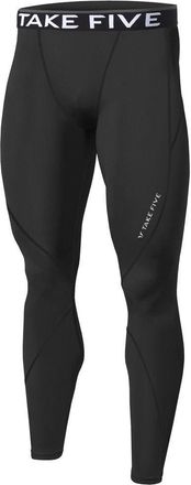 Activ8 SmartSports Herren Laufhose mit Kompressionswirkung und Quick Dry Funktion (Schwarz, 2XL)
