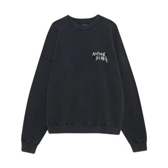 Anine Bing Damen, Sweatshirts & Hoodies, Schwarzk, XSGr&ouml;&szlig;e