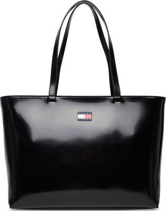 Tommy Jeans Handtasche Tjw Must Tote AW0AW18069 Schwarz