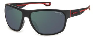 Carrera 4018/S MATTE BLACK RED/GREENGREY SP PZ HIGHT 63/16/135 Herrenbrillen Sonnenbrillen