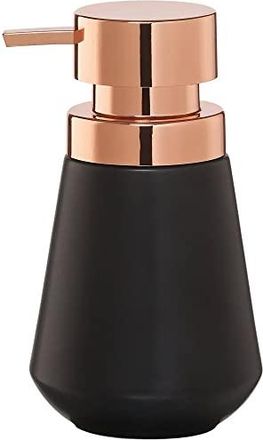Sealskin Seifenspender Conical, Porzellan, Farbe: Schwarz