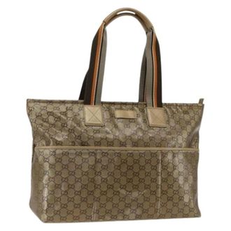 Gucci Pre-owned Vintage GG Canvas Tote Bag - - Pre-owned - Damen - Beige - ONE SIZE