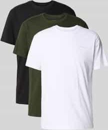 Tom Tailor T-Shirt-Set mit Logo-Schriftzug im 3er-Pack