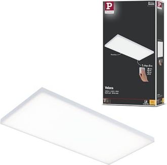 Paulmann 79823 LED Panel Velora eckig incl. 1x26 Watt 3-Step-Dim dimmbar Deckenlampe Weiß matt Lichtpanel Metall Deckenlicht 3000 K