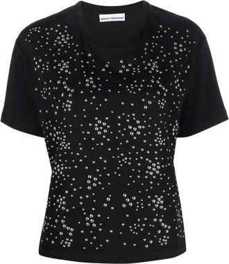Paco Rabanne Femme, Tops, Noir, Taille: 36 FR T-Chemises