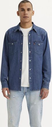 Levi's Chemise Western Coupe Standard Classique - Homme - Bleu / Indigo Stonewash - S